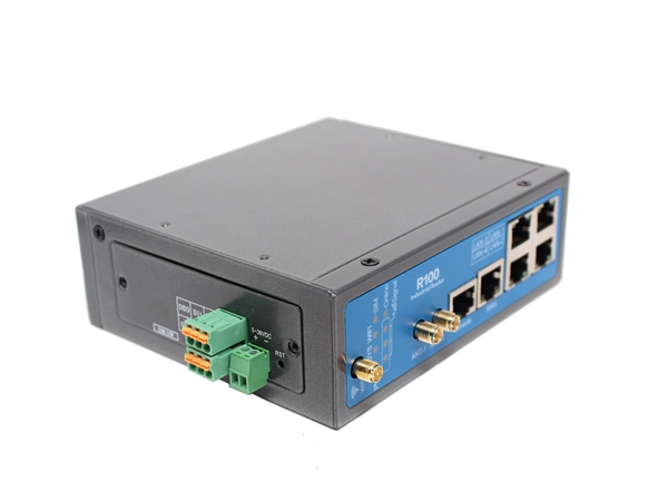 R100-L 4g LTE Dual SIM card slot with I/O port industrial Router with ...