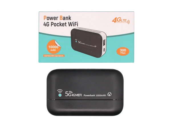 Yeacomm Power Bank 4G WiFi Router 10000mAh Pocket Mobile Router With ...